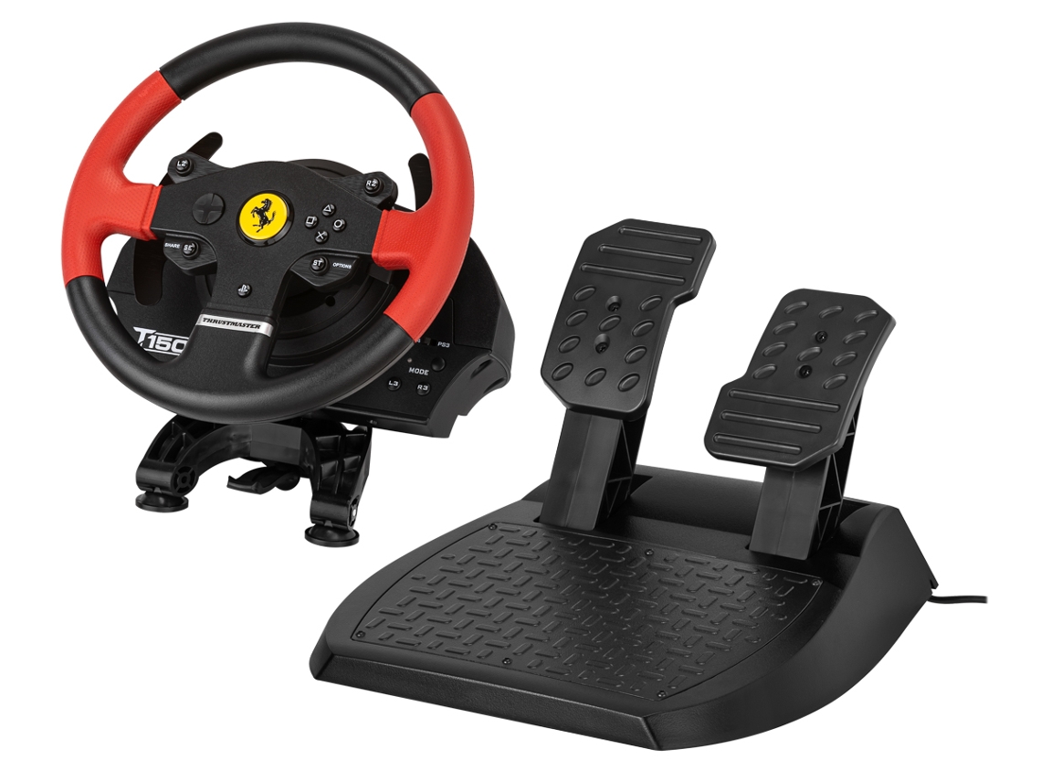 Volante + Pedais THRUSTMASTER T150 Ferrari Edição Especial (PS4 - Preto ...