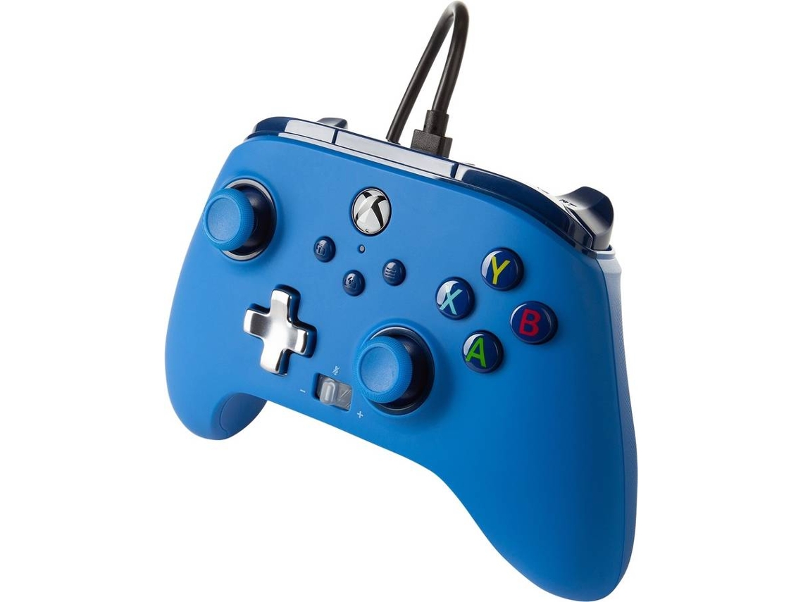 Comando com fios POWER-A Bold Colors (Xbox One - Azul) | Worten.pt