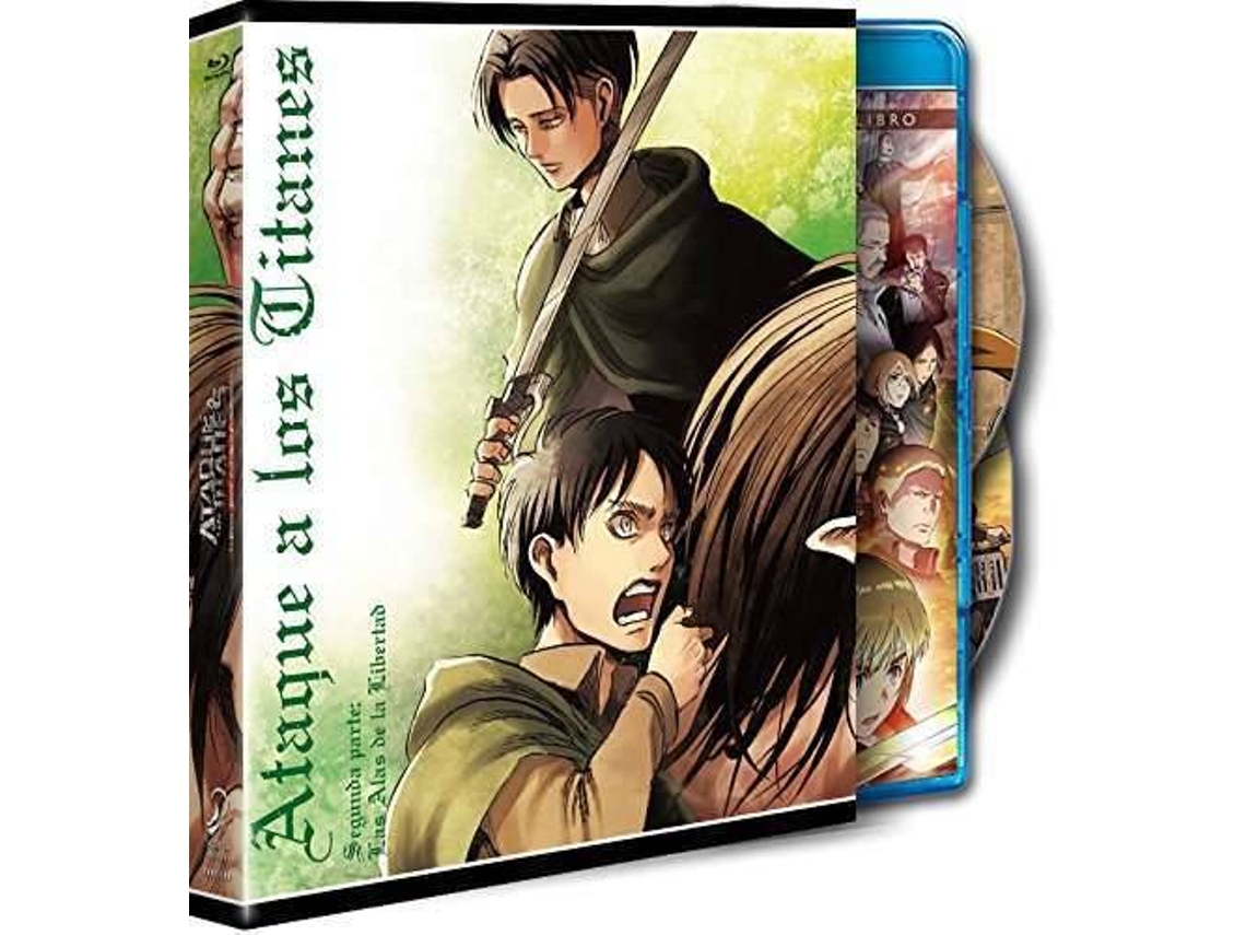 Blu-Ray Ataque A Los Titanes Parte 2: Las Alas De La Libertad (Edição ...