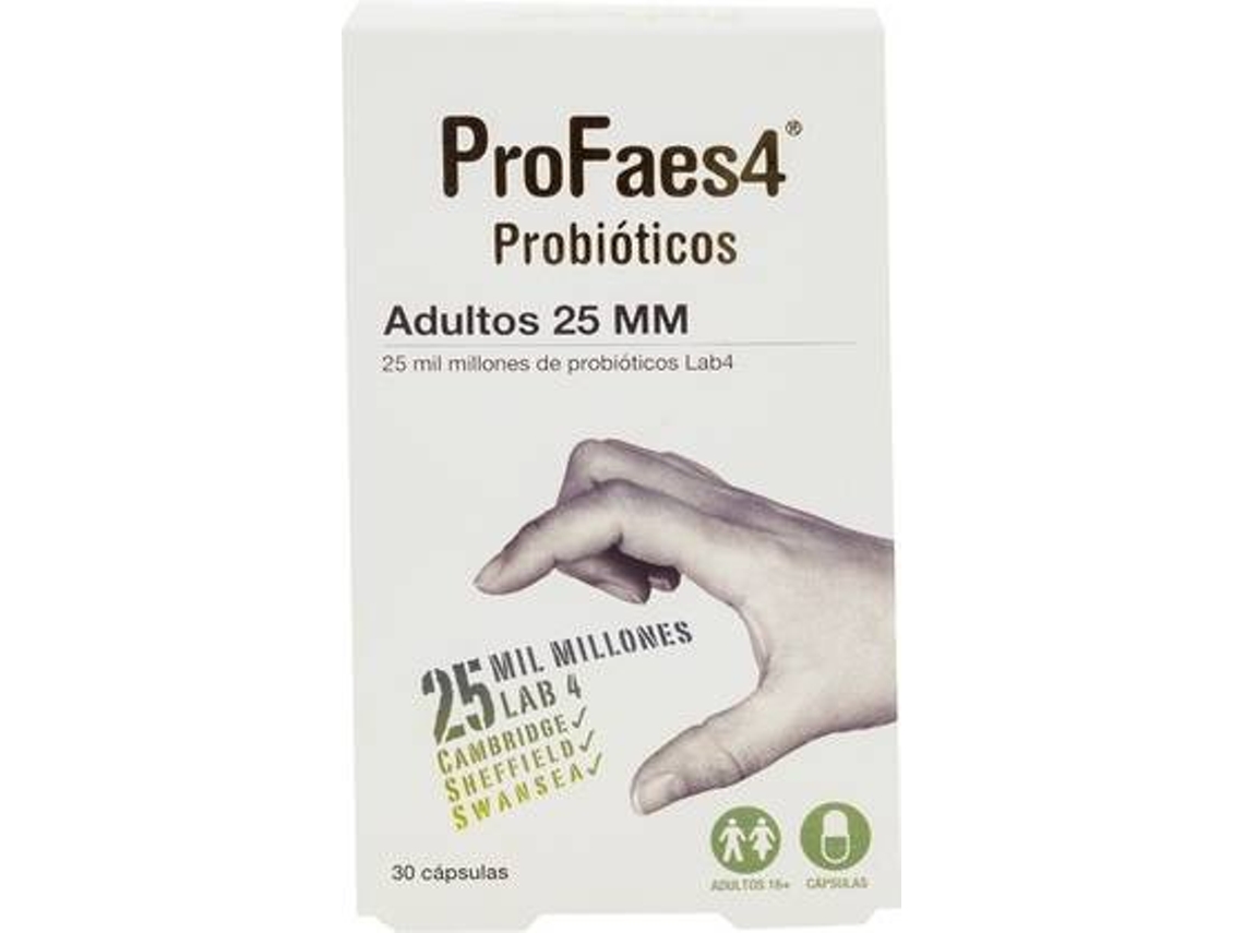 Suplemento Alimentar PROFAES4 Probiótico Adulto . (30 cápsulas) | Worten.pt