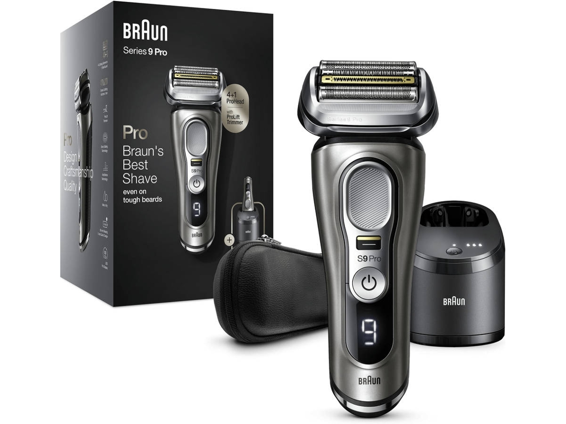 Aparador de Barba BRAUN Shaver S9 9465 CC (Autonomia 60 min - Bateria ...