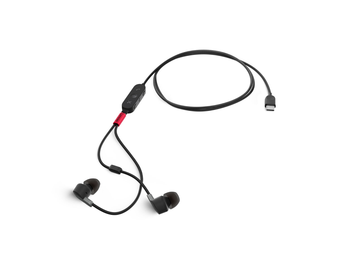 Auriculares com Fio LENOVO Auriculares com Microfone Lenovo 4Xd1C99220 ...