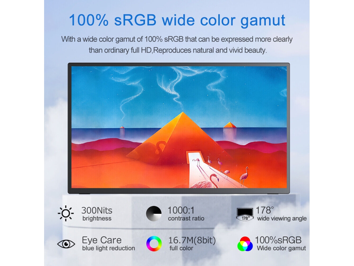 Monitor Portátil UPERFECT 185E04 (18,5'' - 120 Hz) | Worten.pt