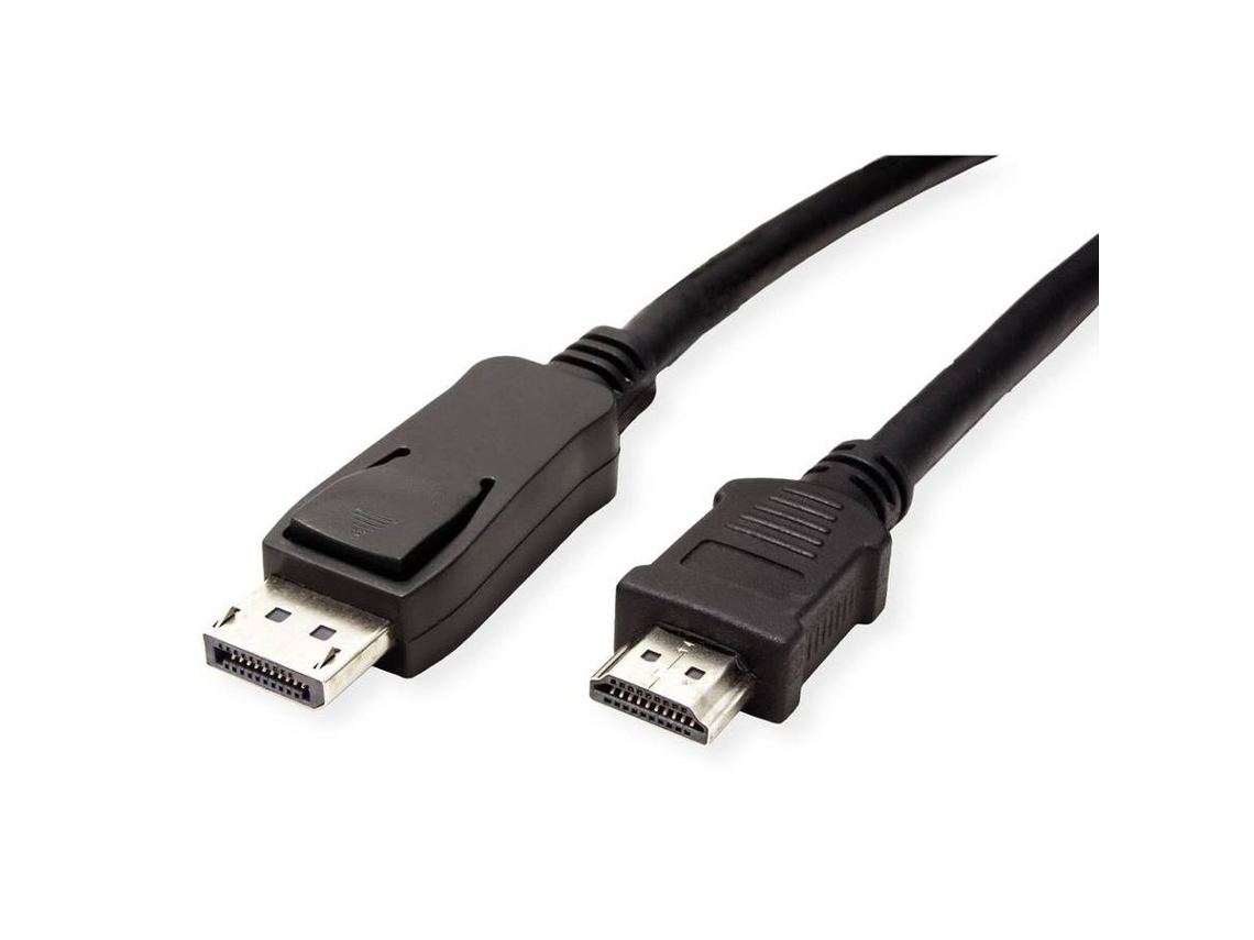 Cabo VALUE (DisplayPort e HDMI - 1.5m - Preto) | Worten.pt