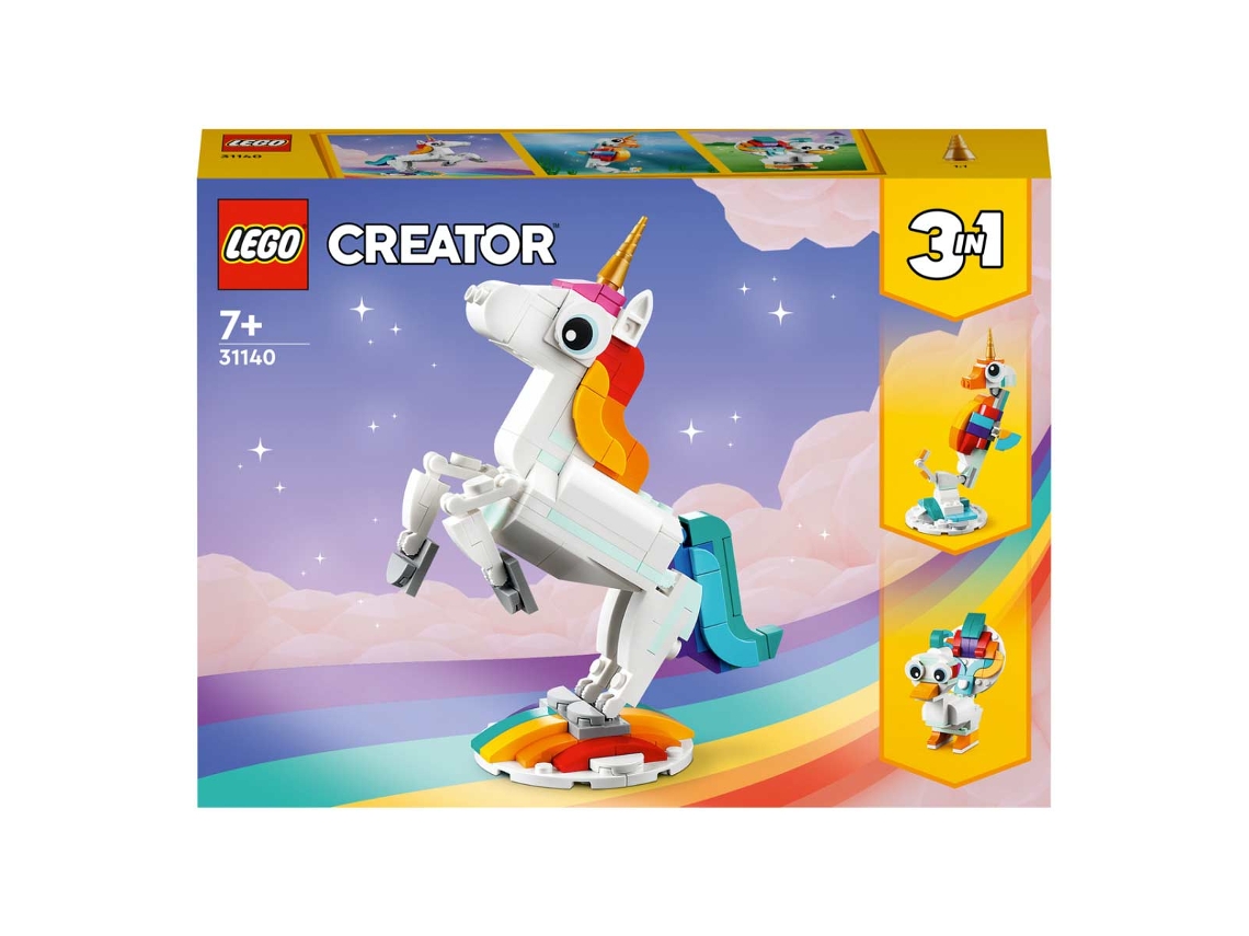 LEGO Creator 3 Em 1: Magic Unicorn 31140 (Idade Mínima Recomendada: 7 ...