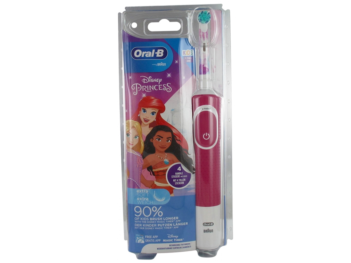 Escova de dentes elétrica recarregável ORAL-B Kids 3 anos e modelo ...