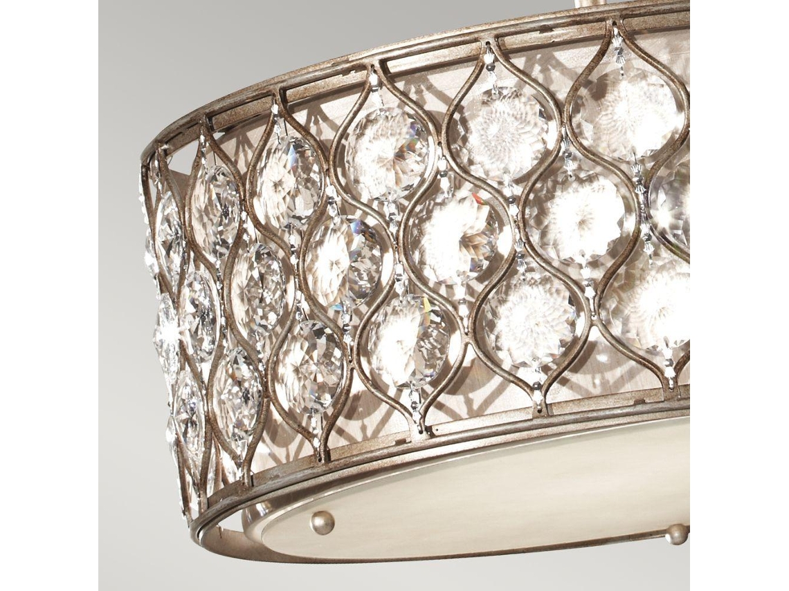 Lâmpada Pendente FEISS Fe-Lucia-B Lucia Bauhinia Crystal Steel E27 3 ...