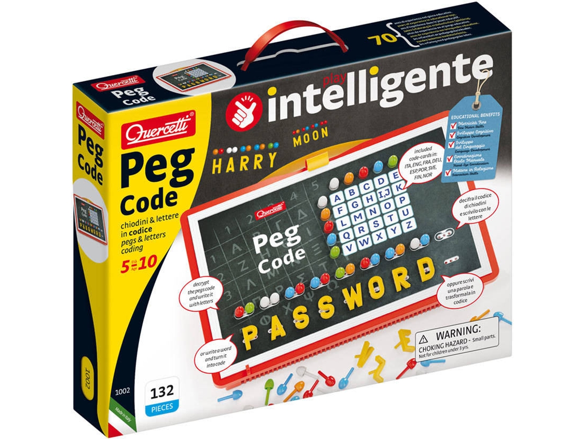 Jogo Educativo QUERCETTI Jogo Equivalências Peg Vs Código (Idade Mínima ...