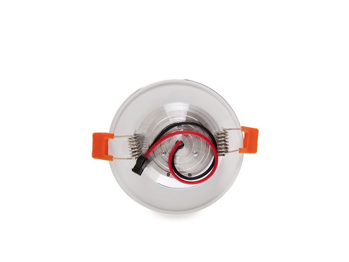 Downlight LED 5W 374Lm 3000ºk Moldura de Prata 40.000H [Pce-Dl5W-P-Ww ...