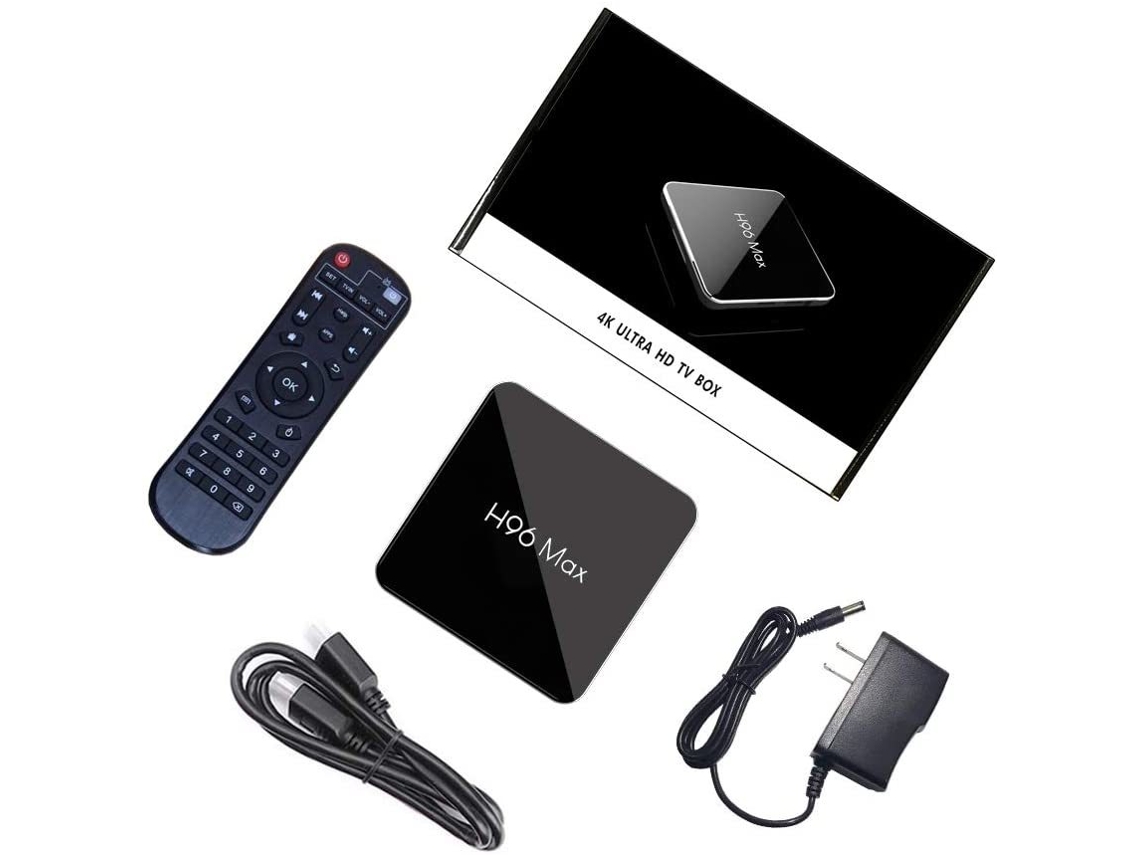 TV Box 8.1 H96 max X CHRONUS H96X2813 preto | Worten.pt