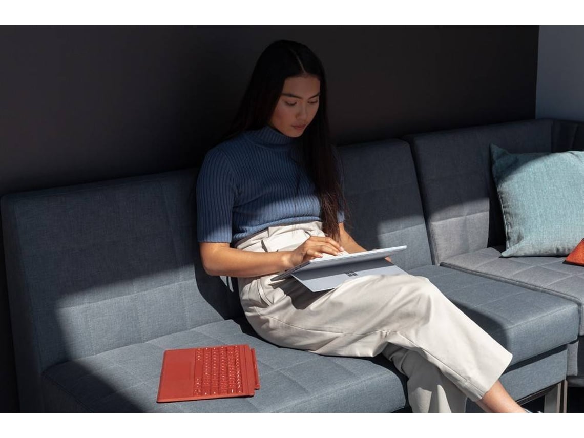 Capa Teclado Micorsoft Surface Pro 7 MICROSOFT Type Cover (Teclado Português - Vermelho) | Worten.pt