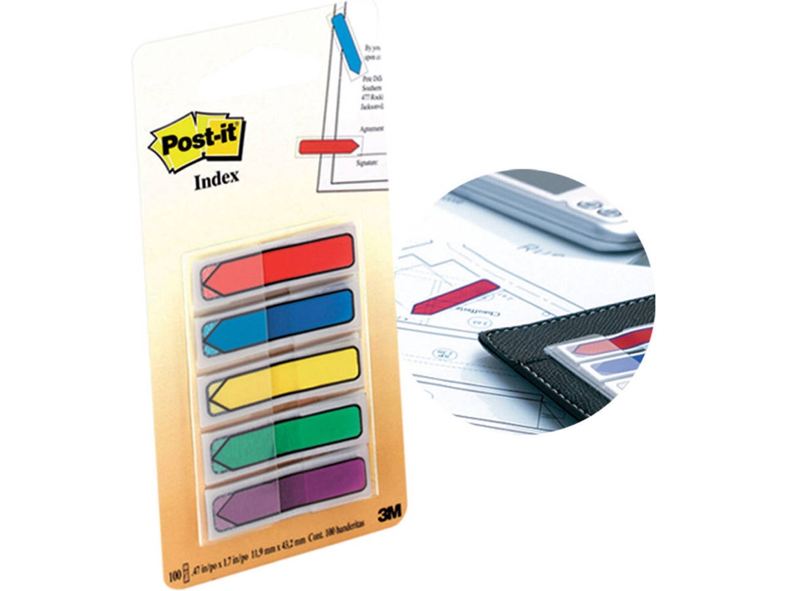 Bloco de Notas Aderentes POST-IT Index Flechas (20 Folhas) | Worten.pt