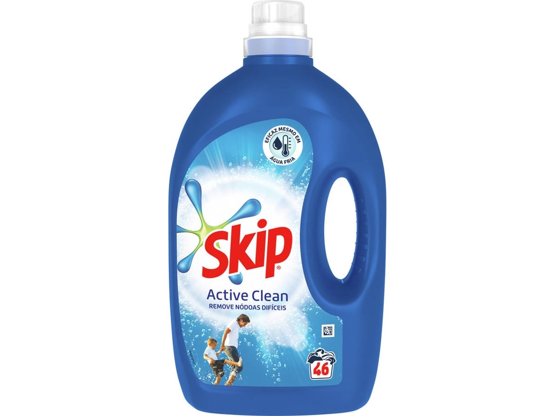 Detergente Líquido de Roupa SKIP Active Clean (46 doses) | Worten.pt