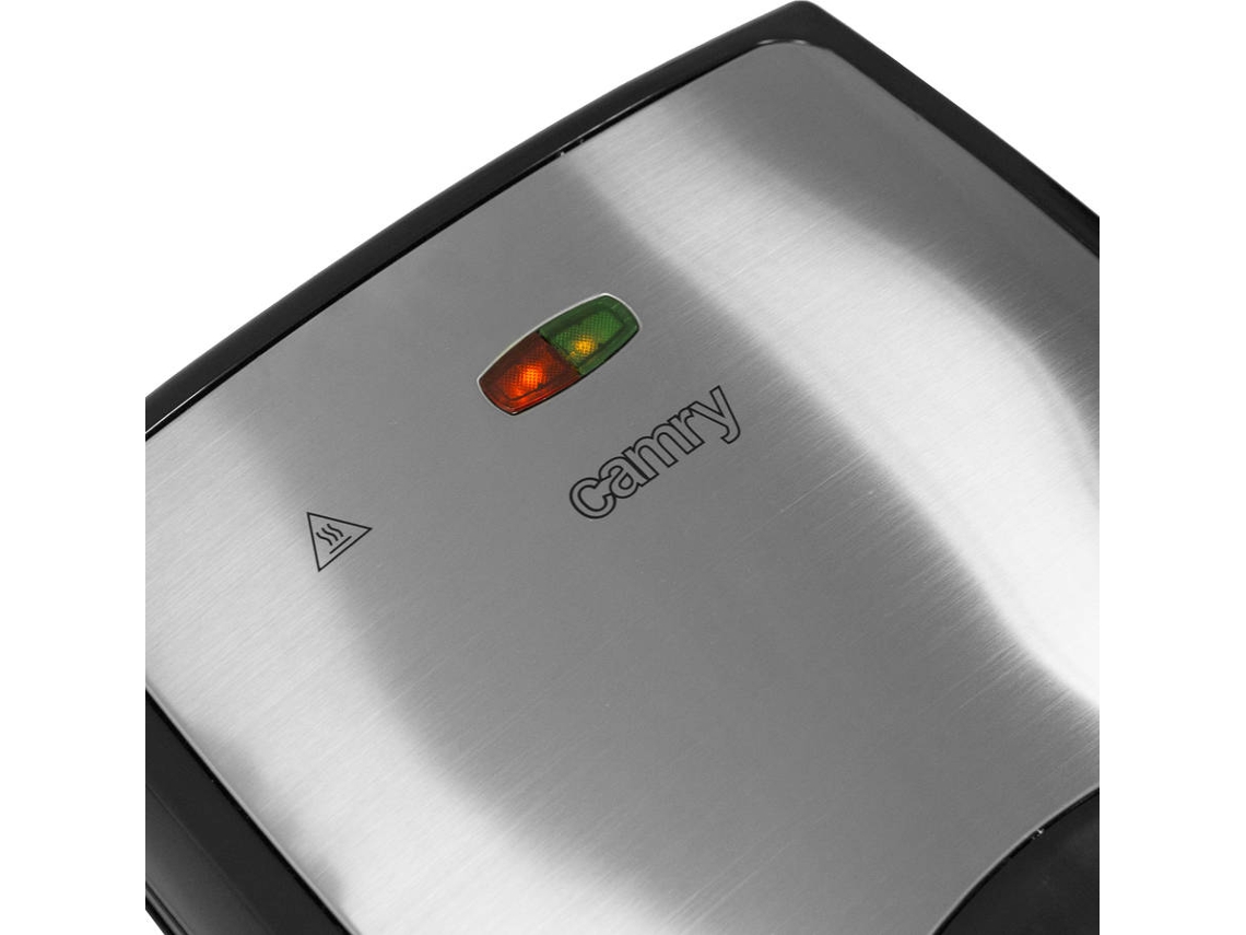 Sanduicheira XL CAMRY CR3023 Prateado (Metal - 1500 W) | Worten.pt