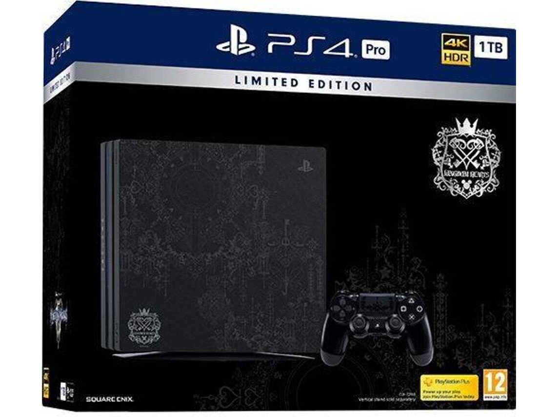 Consola PS4 Pro Kingdom Hearts III (Limited Edition - 1 TB) | Worten.pt