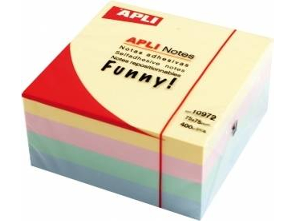 Bloco de Notas Adesivas APLI Multicor | Worten.pt