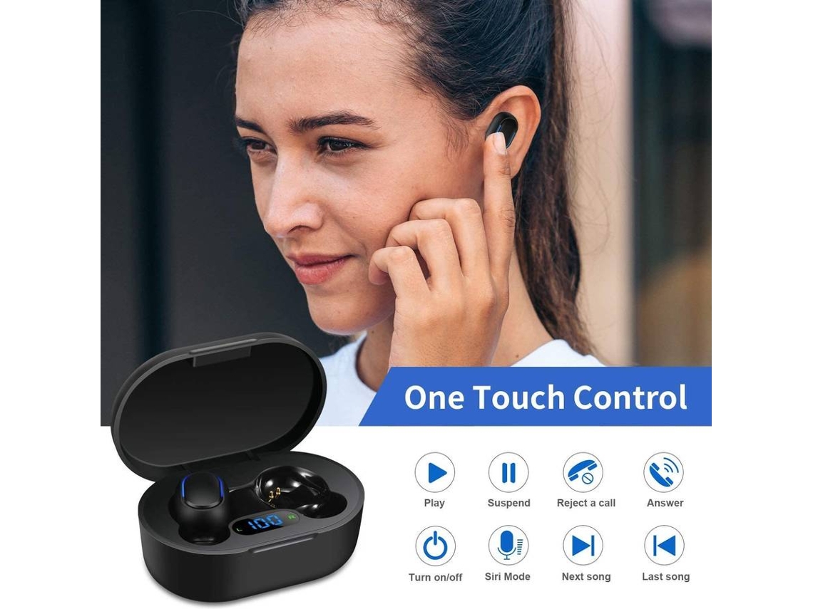 Auriculares Bluetooth True Wireless CHRONUS E7S 809-XW2 (In Ear - Microfone - Noise Cancelling ...