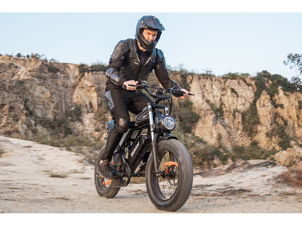 Bicicleta Elétrica De Neve Para Montanha 1000W 48Km/H 20Ah Baterias ...