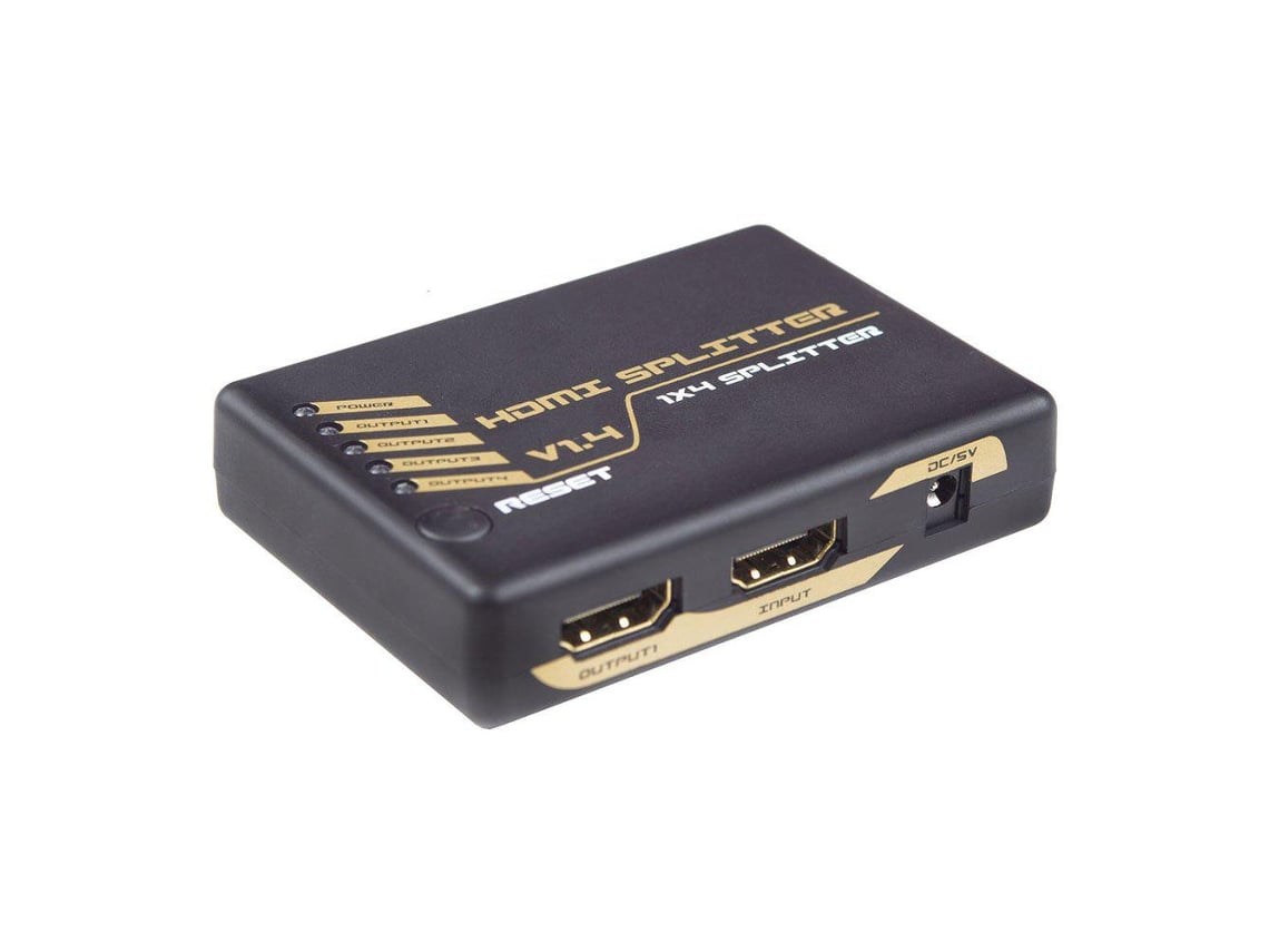 Dcu Tecnologic 1X4 Mini Hdmi Splitter | Worten.pt
