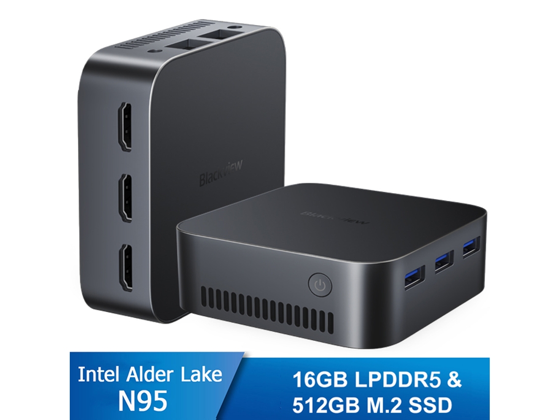 Mini Pc BLACKVIEW Mp80 Intel Alder Lake N95 Ram:16 Gb 512 Gb Ssd Pro ...