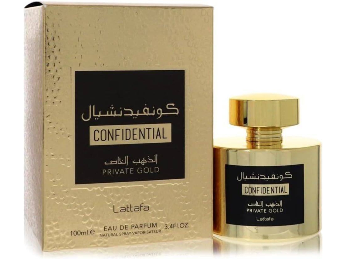 Perfume LATTAFA Confidential Private Gold (100 ML) | Worten.pt