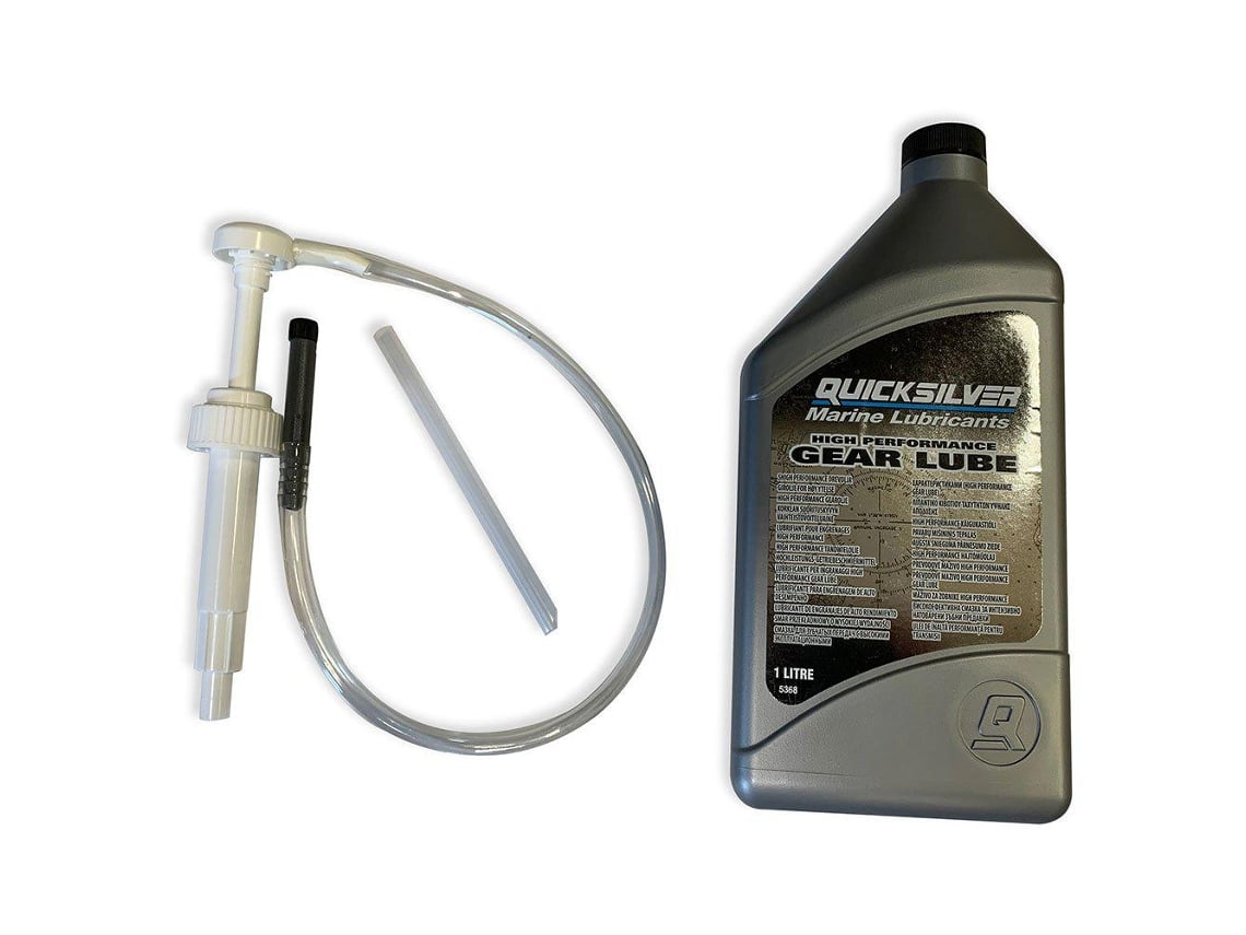 Quicksilver Boats High Performance Gear Lube Sae 90 1L+Gear Lube Pump ...
