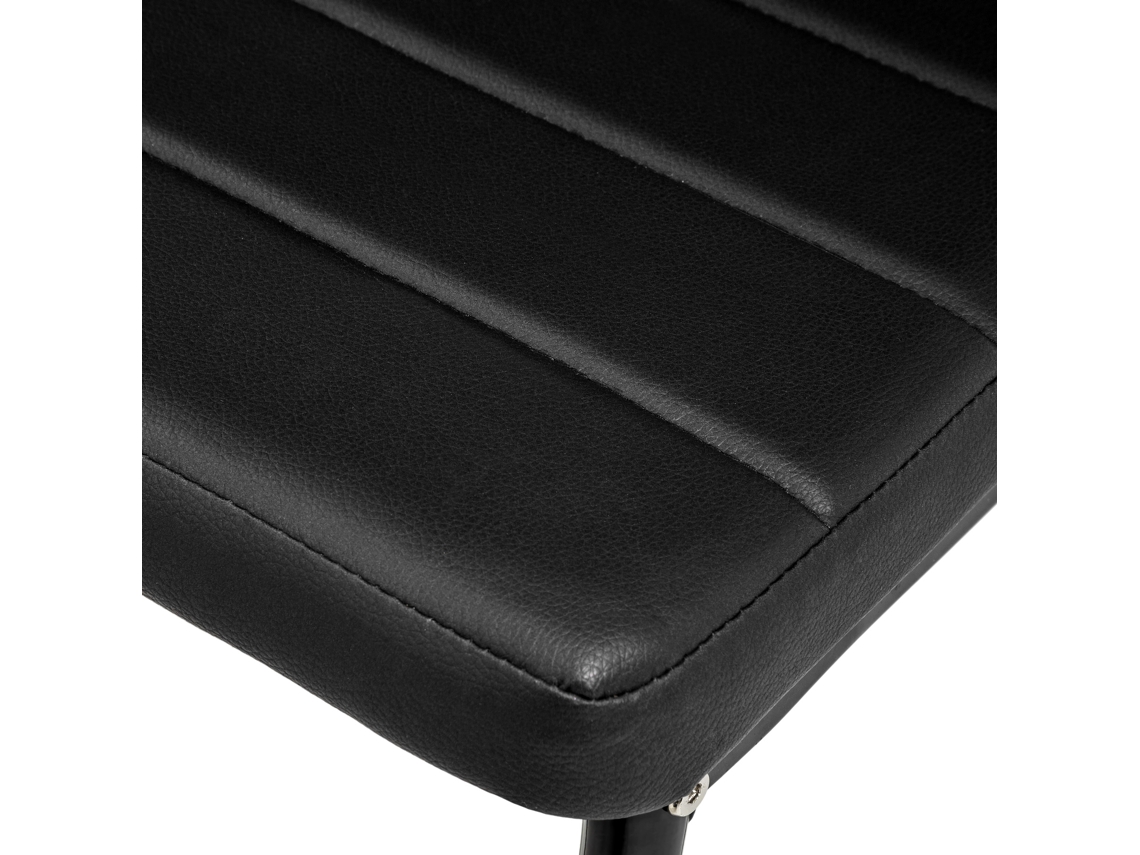 Conjunto TECTAKE de 6 Cadeira TECTAKE de Jantar em Couro Sintético ...