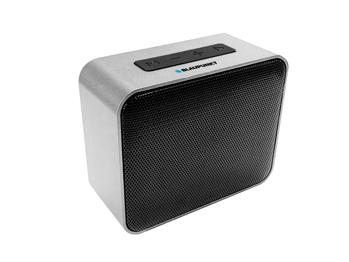 Coluna Portátil Bluetooth BLAUPUNKT em Alumínio Prata | Worten.pt