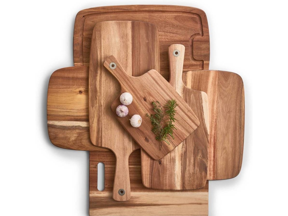 Tábua de Cozinha ZELLER Madeira de Acácia III (52x21 cm) | Worten.pt