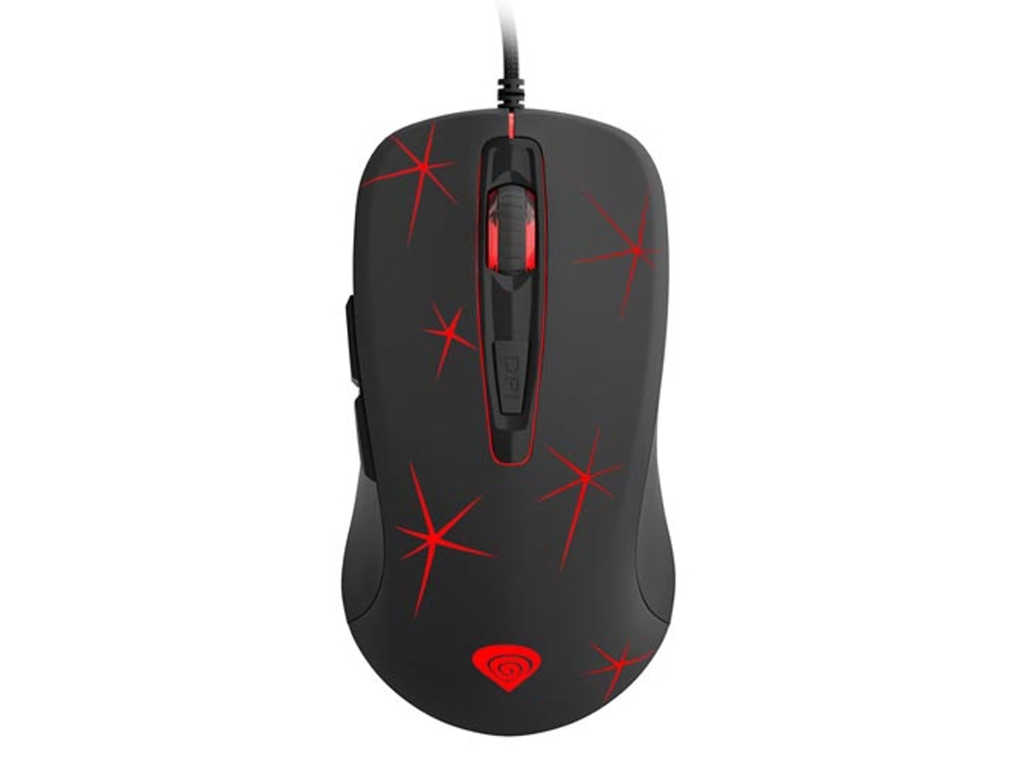 Rato GENESIS Krypton 110 (USB - Casual - 2400 dpi - Preto) | Worten.pt