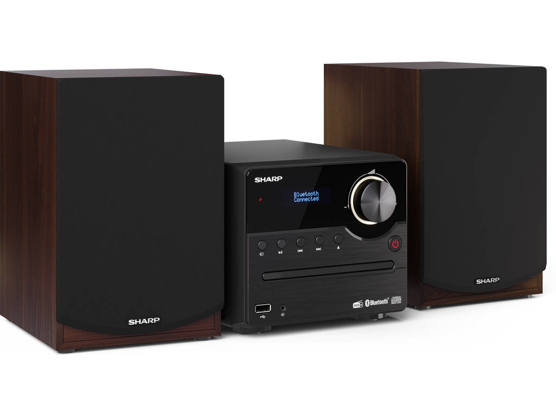 Sistema Micro SHARP XL-B517D Castanho (45W - Bluetooth) | Worten.pt