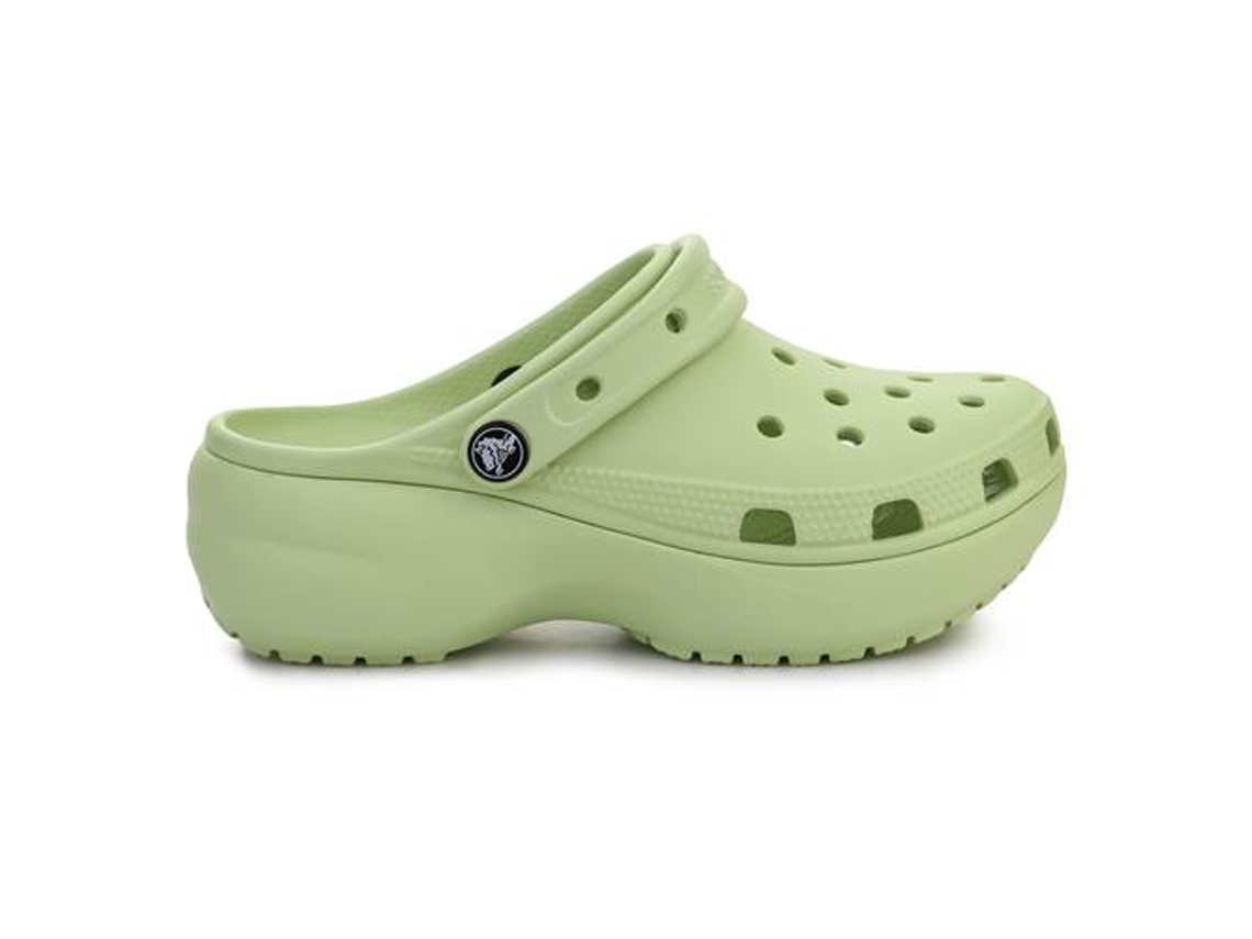 Sandálias Classic Platform Clog CROCS Mulher (Azul-Turquesa - Material ...