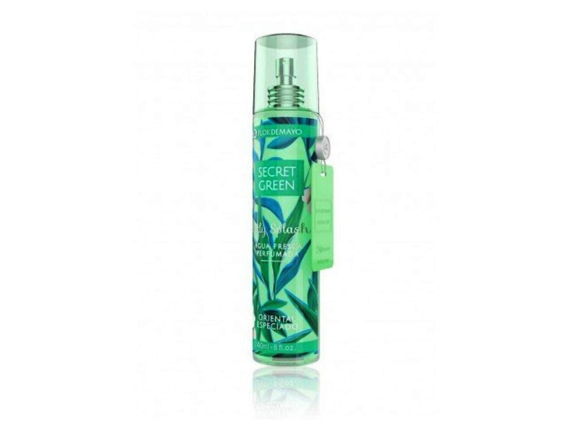 Spray Body Mist Flor de Mayo Body Splash Secret Green Oriental 240 Ml ...