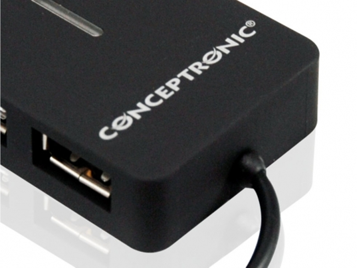 Hub CONCEPTRONIC 4 Portas USB 2.0 C4PUSB2 | Worten.pt