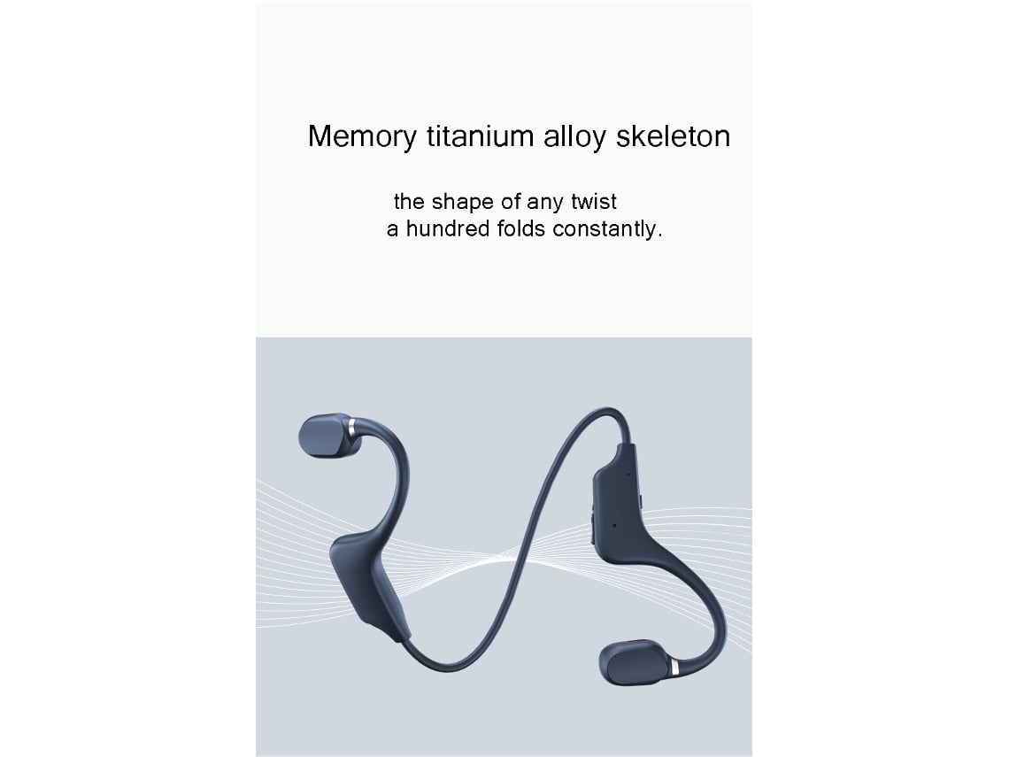 Auriculares Bluetooth SENLIN de Condução Óssea Azul | Worten.pt
