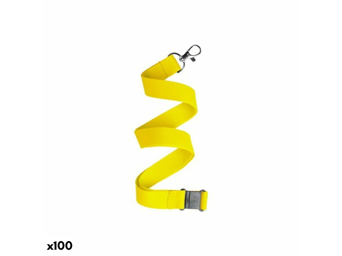 Lanyard 146102 100 Unidades Amarillo | Worten.pt