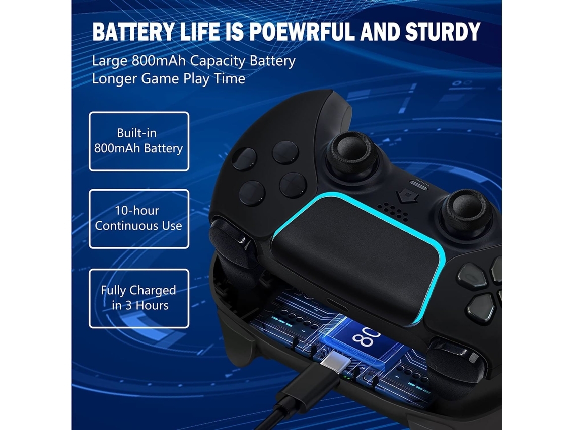 Comando PS4 ENZONS (Wireless - Preto) | Worten.pt