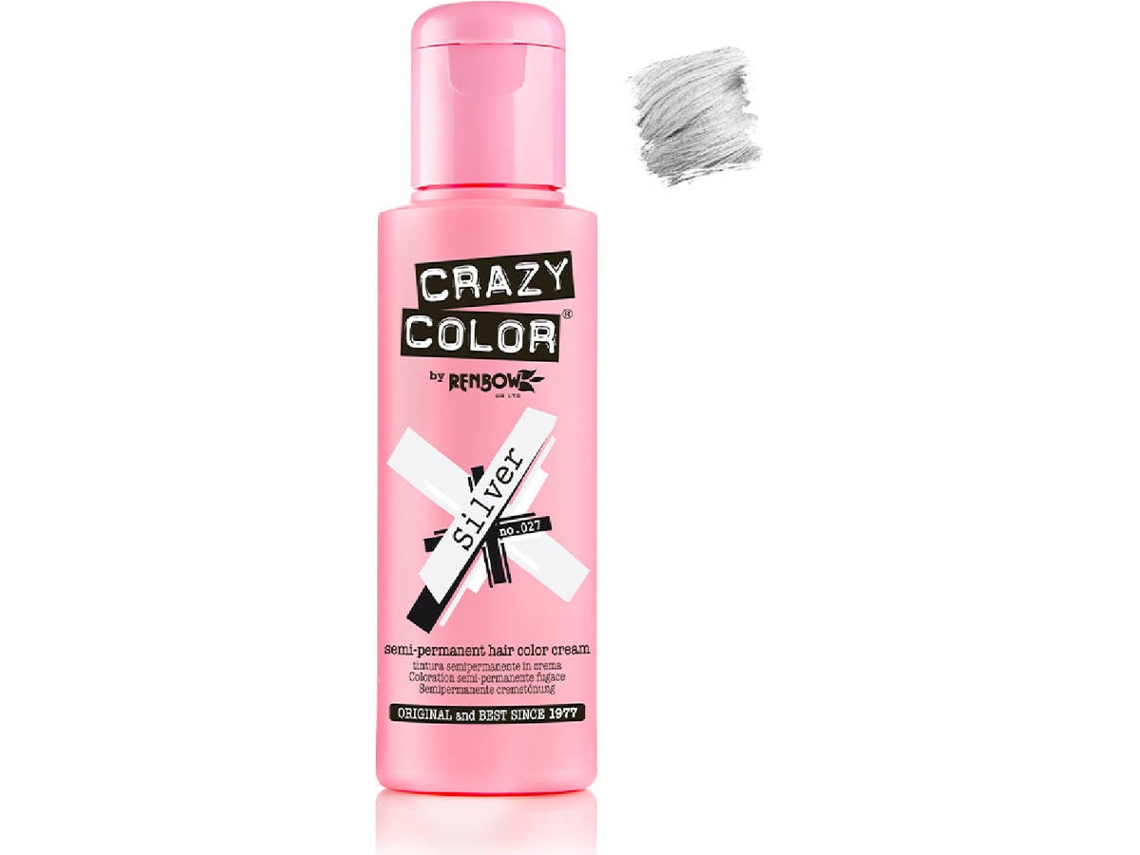 Coloração Semi Permanente CRAZY COLOR Silver no. 27 (100 ml) | Worten.pt