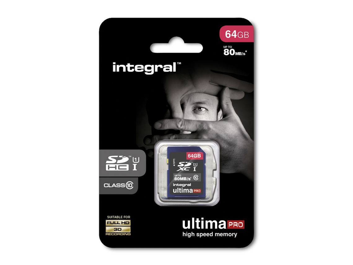 Cartão de Memória SD INTEGRAL UltimaPro U1 64GB | Worten.pt