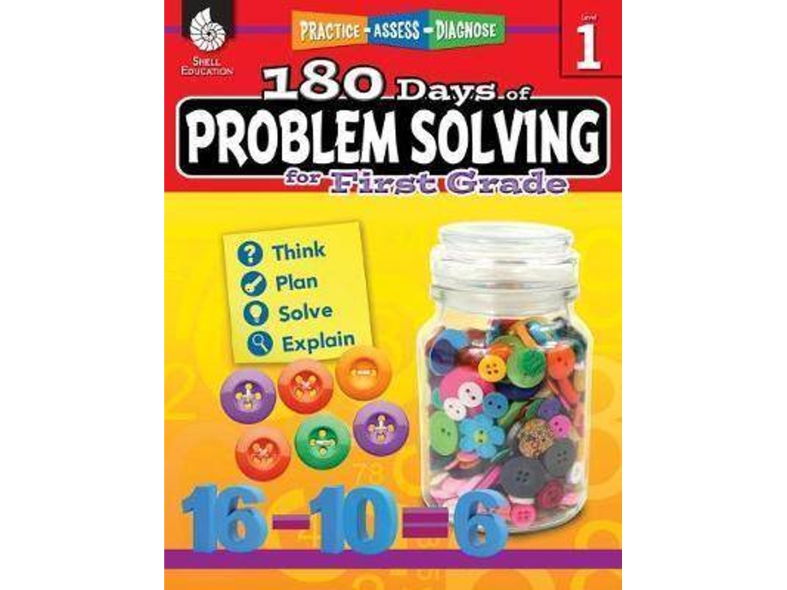 Livro 180 Days Of Problem Solving For First Grade Practice Assess Diagnose De Kristy Stark