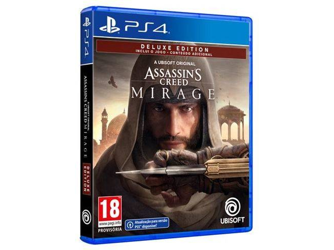 Jogo PS4 Assassins Creed Mirage (Deluxe Edition) | Worten.pt