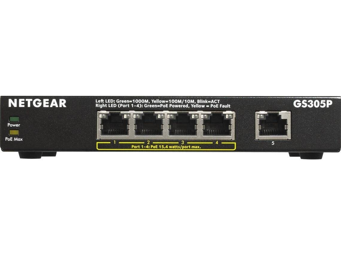 Switch NETGEAR 5P GS305-100PES | Worten.pt