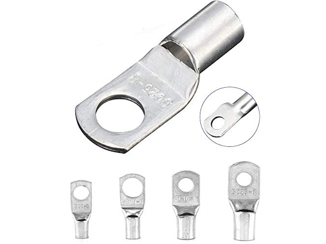 Terminais de Fio de Cobre Terminais de Cabo Terminal Tipo 8 60 Unidade ...