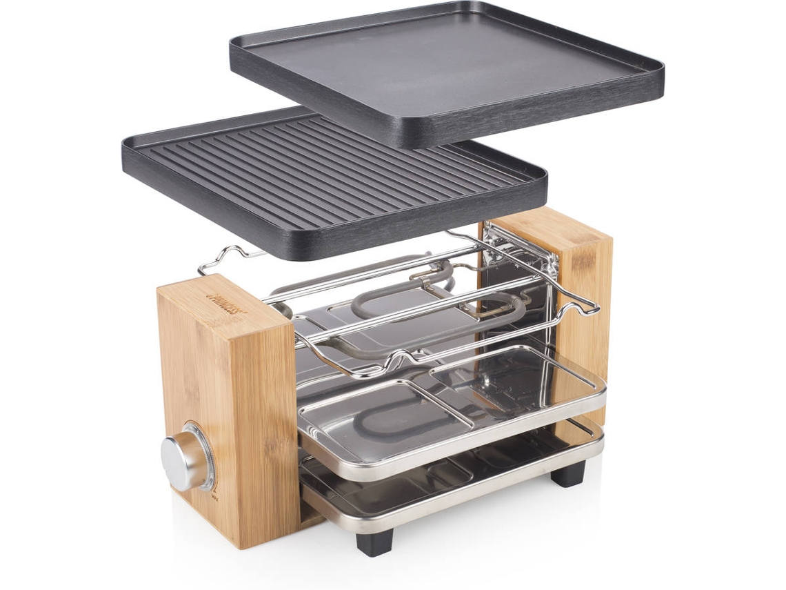 Grelhador Raclette PRINCESS Pure 162900 (700 W - 4 pessoas) | Worten.pt