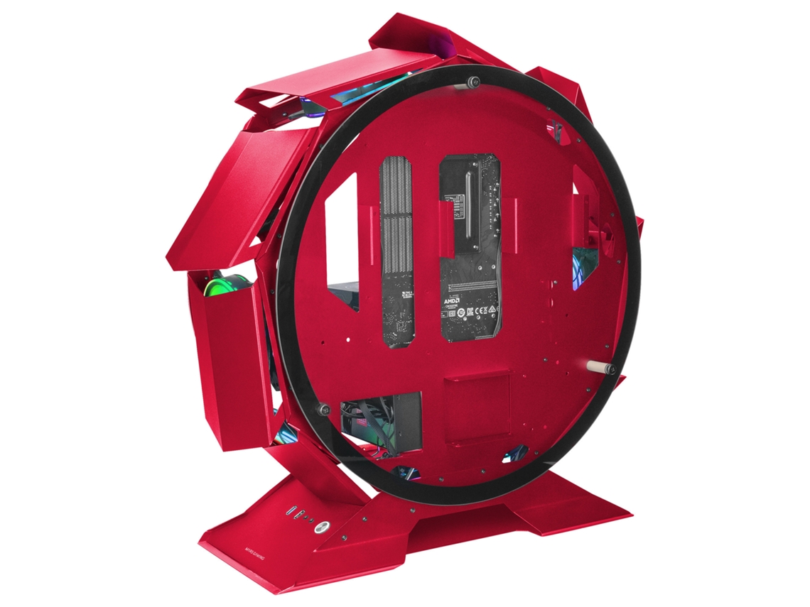 Caixa PC Gaming Micro-ATX XL MARS GAMING MCORB Vermelho | Worten.pt
