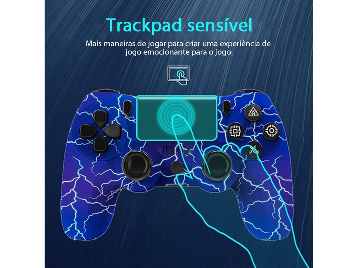 Comando Multiplataforma KINSI Kinsi Dualshock (Wireless - Azul) | Worten.pt