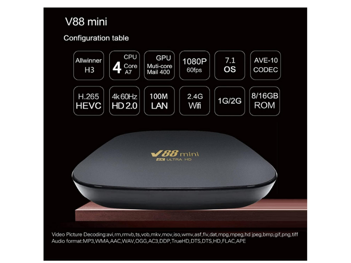 Box Smart Tv Mini CHRONUS com Controle Remoto Smart Video Box Set ...