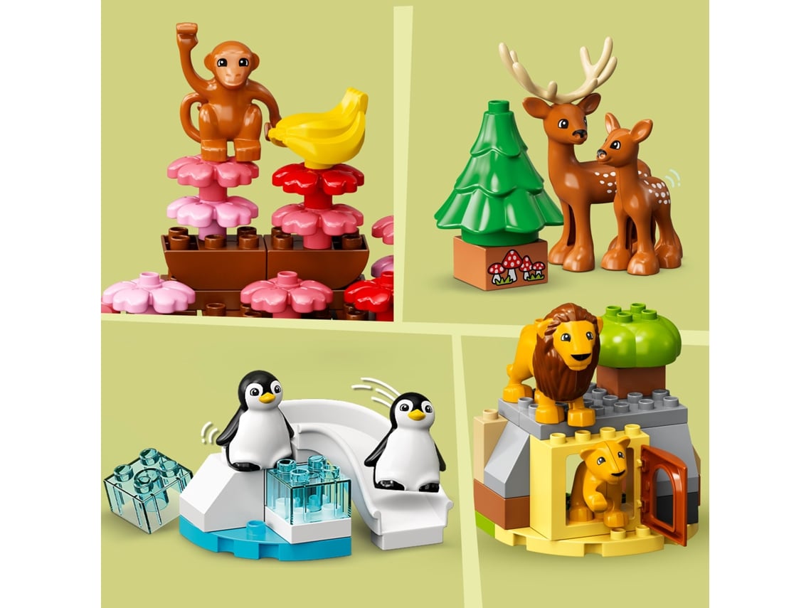 Lego Duplo Wild Animals Of The World Toy Set 10975 | Worten.pt