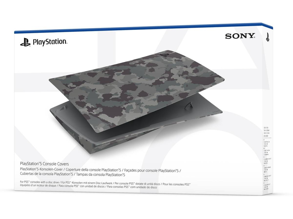 Tampas PS5 Standard Grey Camouflage | Worten.pt Tampas PS5 Standard Grey Camouflage | Worten.pt