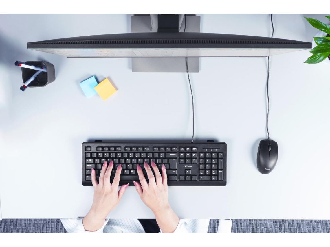 Trust Tk-150 Teclado Usb Qwerty Espanhol Preto | Worten.pt